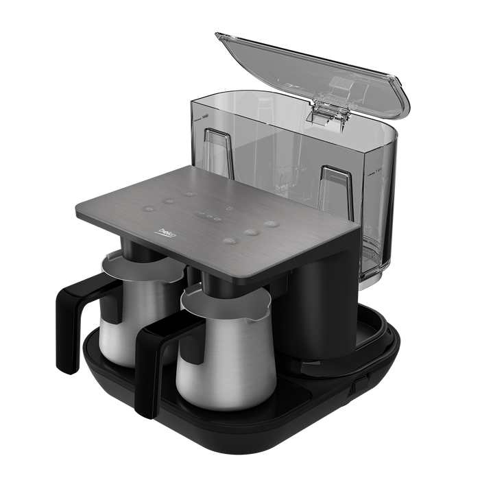 BEKO Turkish Coffee Machine Double Pot TKM8961A (INOX)